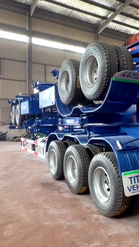 40 FT Intermodal Container Chassis Trailer for Sale Manufacturers in Ghana